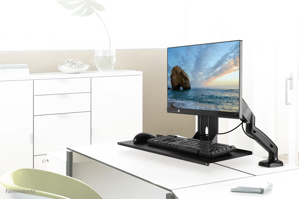 KEYB-V200BLACK - Neomounts KEYB-V200BLACK Toetsenbord-/muishouder VESA