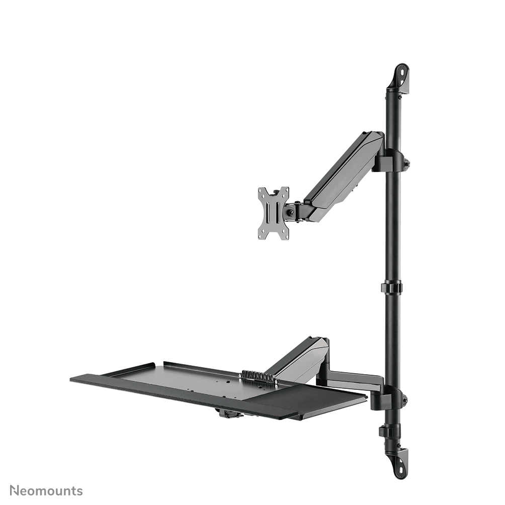 WL90-325BL1 - Neomounts WL90-325BL1 Zit-sta werkstation wand 17-32" - g