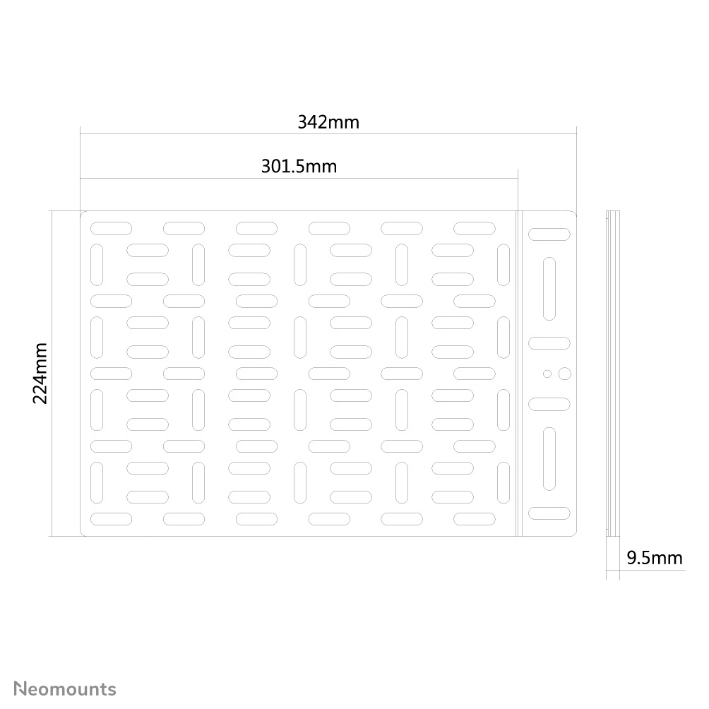 NS-MPM100 - Neomounts NS-MPM100 Mediaspeler houder - universeel - Neomo
